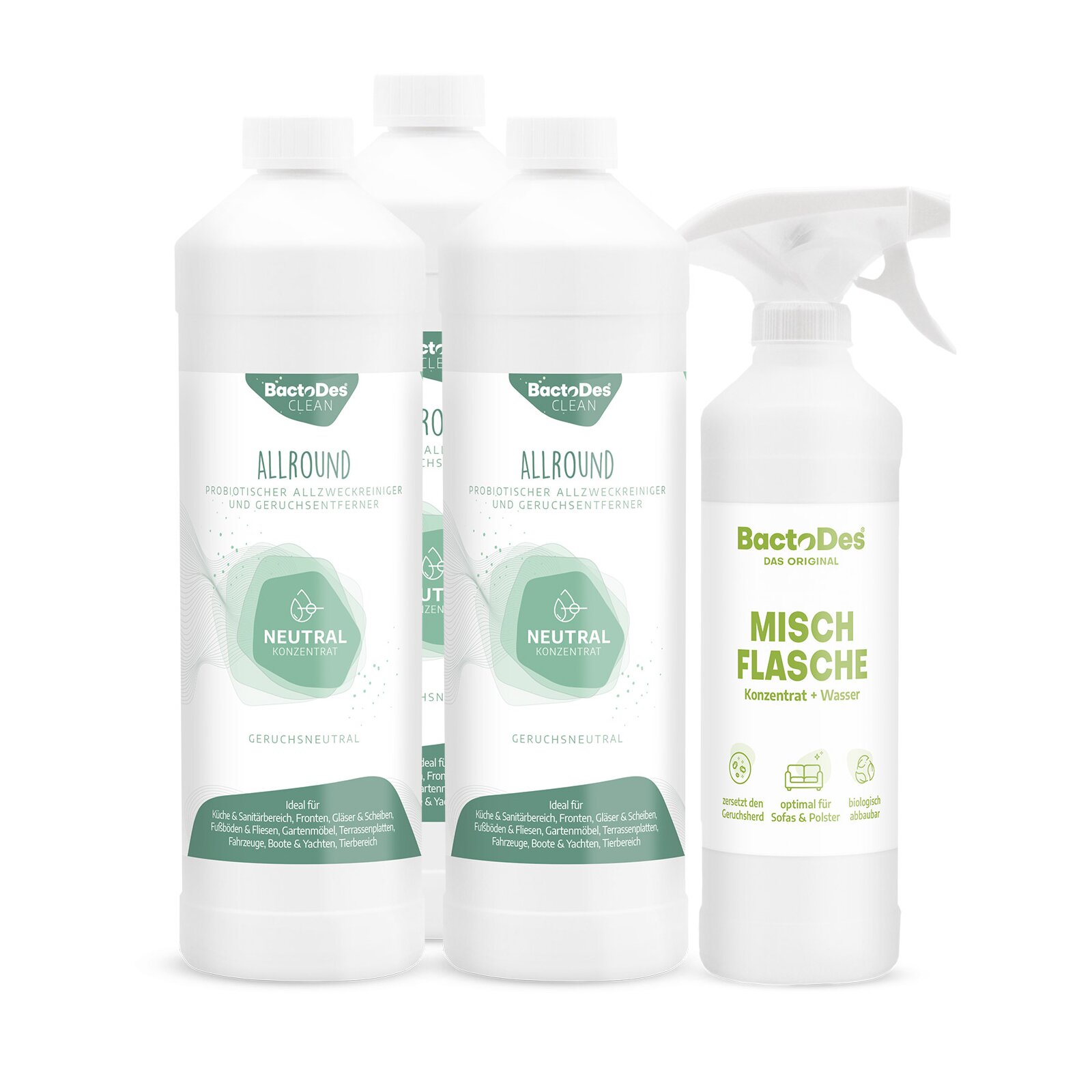 BactoDes Clean der Reiniger mit Geruchsvernichter-Komponente, 48,00